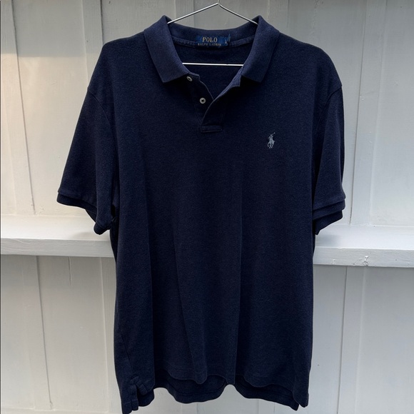 Ralph Lauren | Shirts | Ralph Lauren Deep Blue Polo Shirt | Poshmark